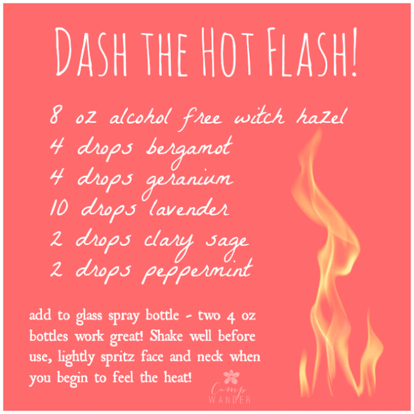 Dash the Hot Flash Spray - Camp Wander