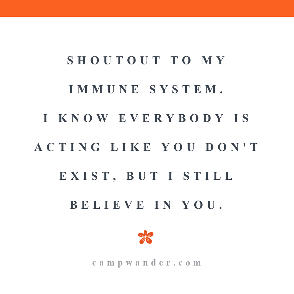 How to Maintain a Healthy Existence - Camp Wander